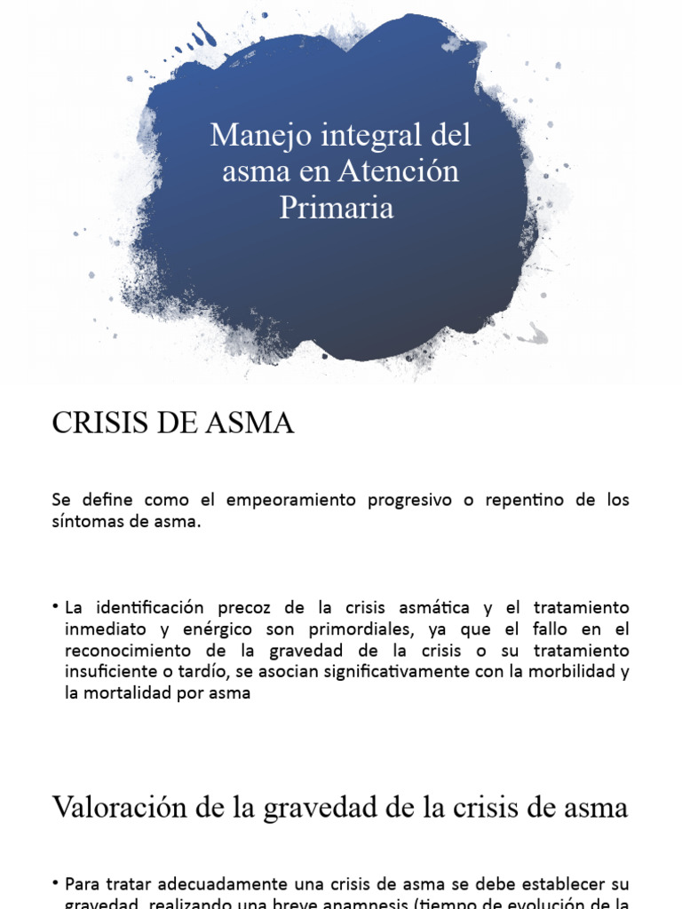 CRISIS ASMATICA PEDIATRICA | PDF | Asma | Causas de la muerte