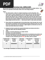 Mousetrap Car Physics Project Guide | PDF | Force | Newton's Laws Of Motion