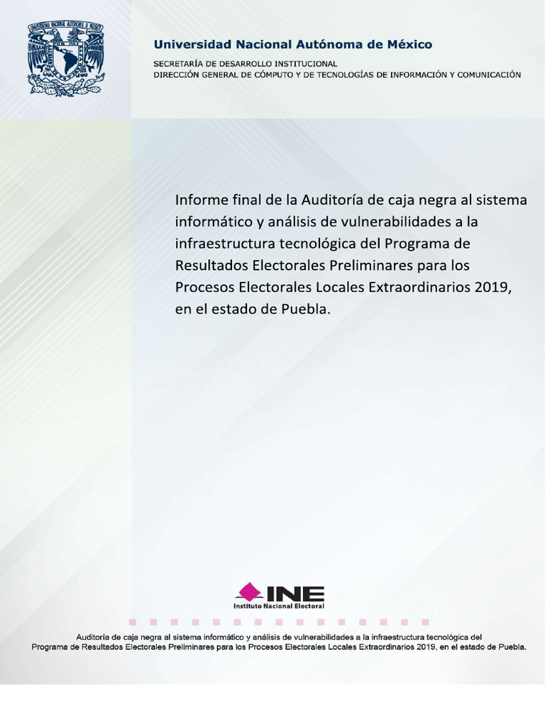PREP2019 InformeFinal | PDF