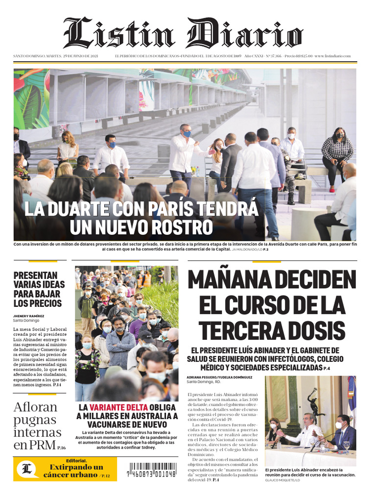 Listín Diario 29-06-2021 (1) | PDF | Pequeñas y medianas empresas ...