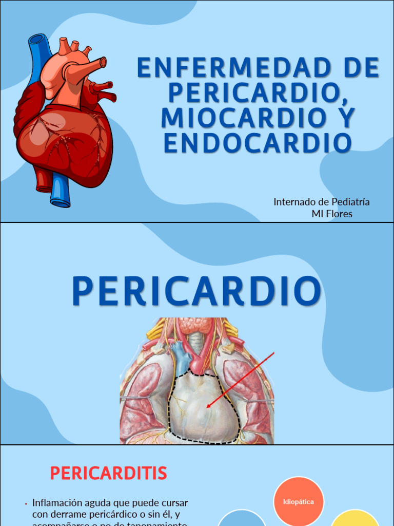 ENF PERICARDIO, MIOCARDIO, ENDOCARDIO | Descargar gratis PDF | Medicina ...
