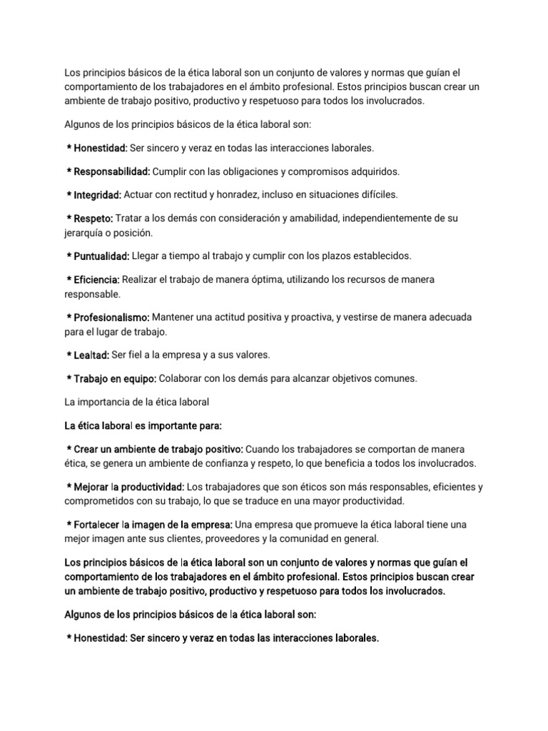 principios básicos | PDF | Business | Comportamiento