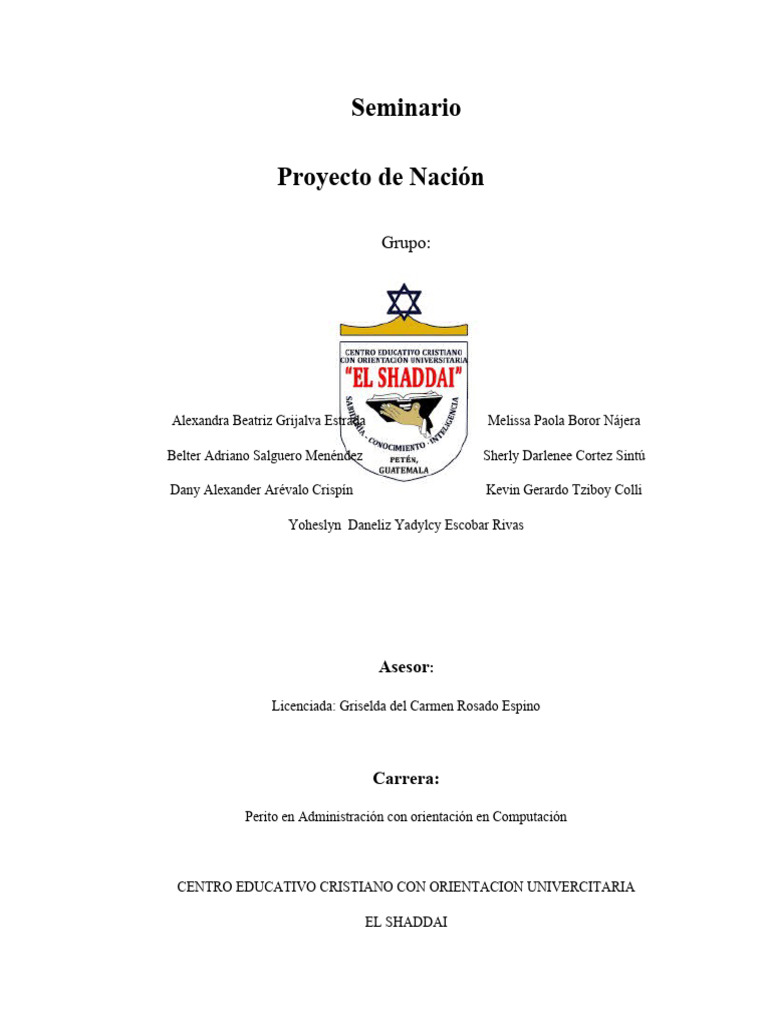 Proyecto de Seminario 6to Admon 2024 (1) | PDF | Guatemala | Estudios de género