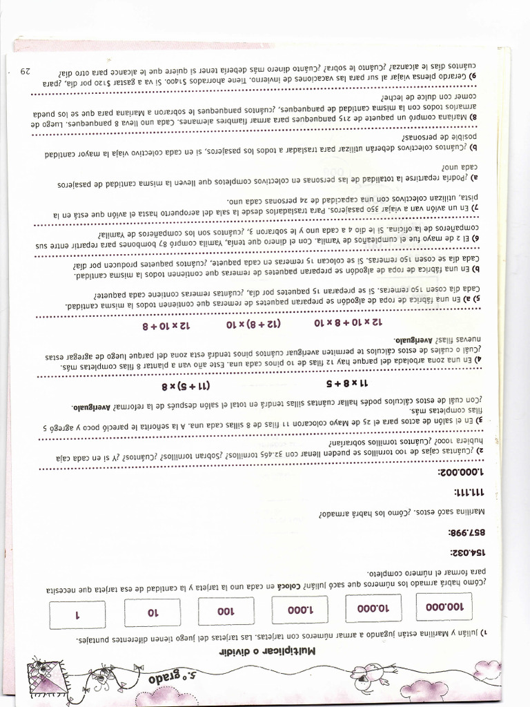 Problemas Mult. y Division | PDF