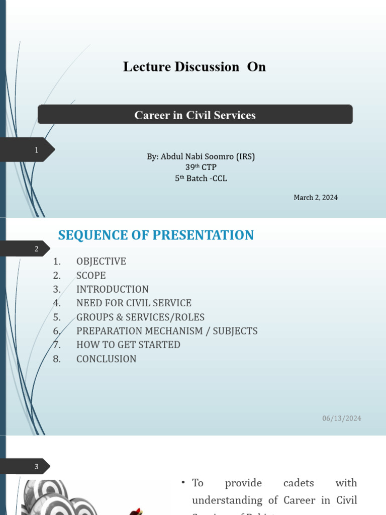 Career in Civil Services | PDF | Civil Service | Government