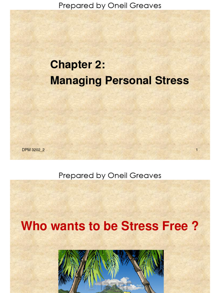 DPM 3202 - Lecture 2 - 2017 | PDF | Psychological Resilience | Stress ...