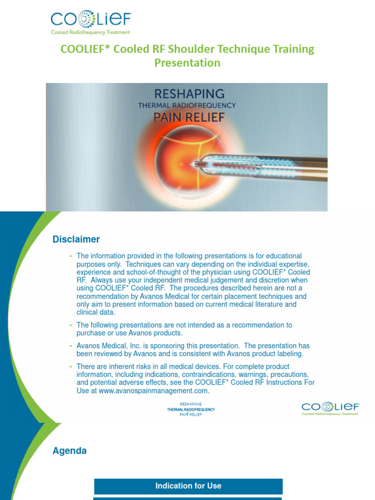 COOLIEF - Cooled RF Shoulder Technique Training Presentation COPY-03634 ...
