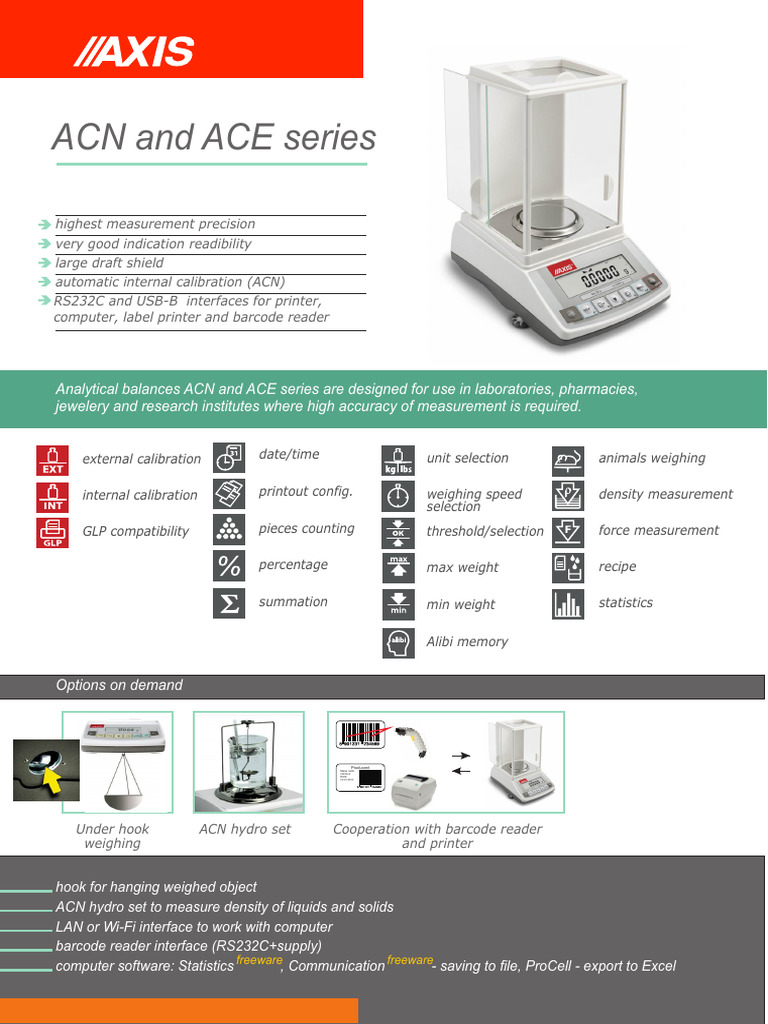 Analytical Balance Axis Balance - Dataspec | PDF | Computer Engineering ...