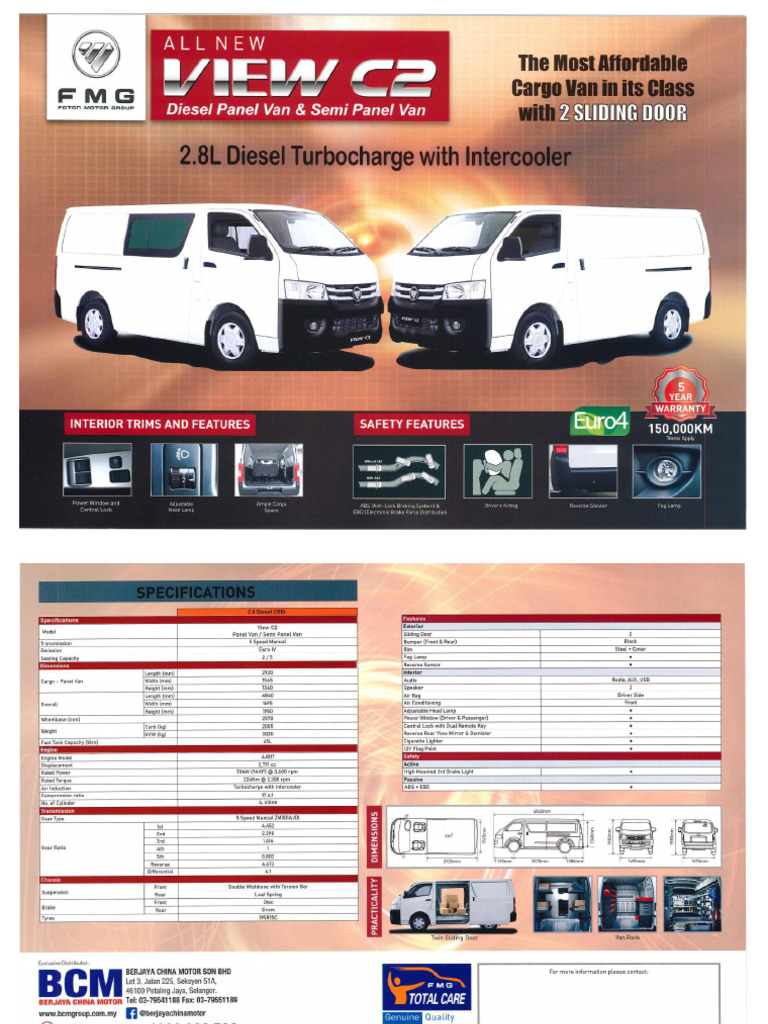 VIEW-C2-PV-DIESEL-brochure-2 | PDF