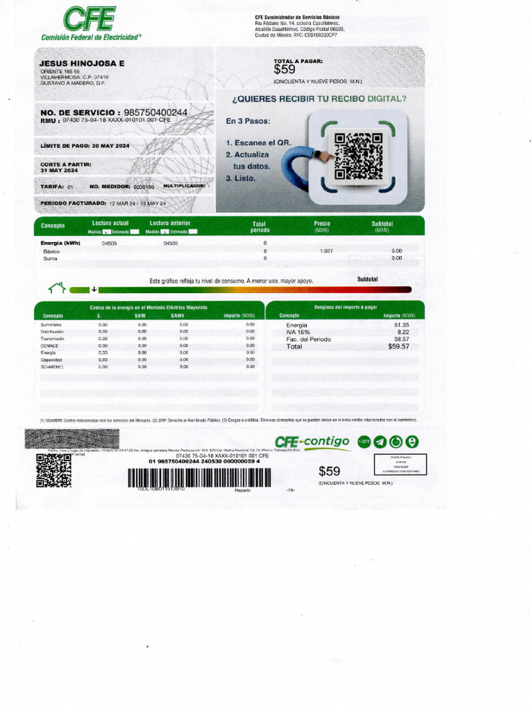 Comprobante de Domicilio | PDF