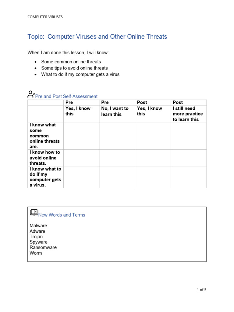 Computer Viruses CNIB | PDF | Malware | Computer Virus