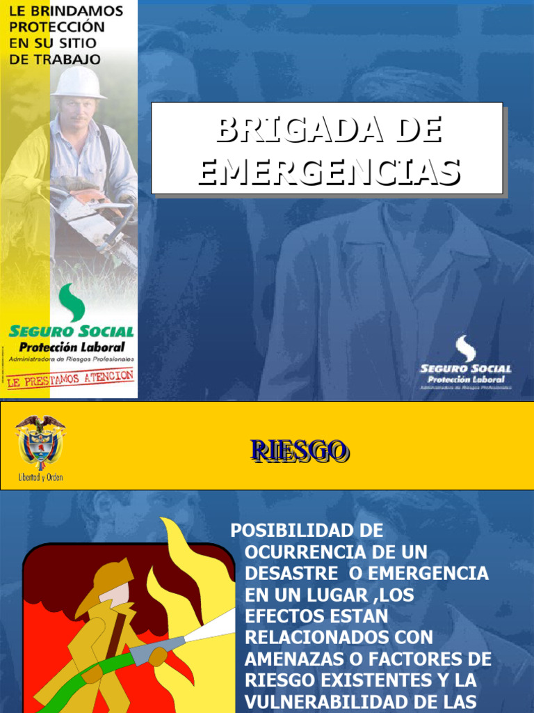 Brigadas de Emergencia | PDF | Riesgo | Emergencia