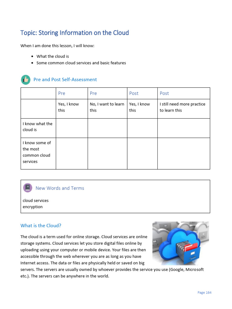 Storing Information On The Cloud | PDF | Cloud Computing | Computer File