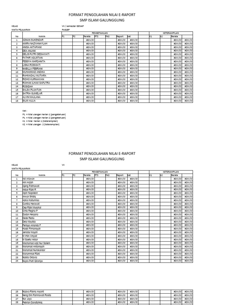 Nilai E Raport 2024 Pdf Cooking Food Wine