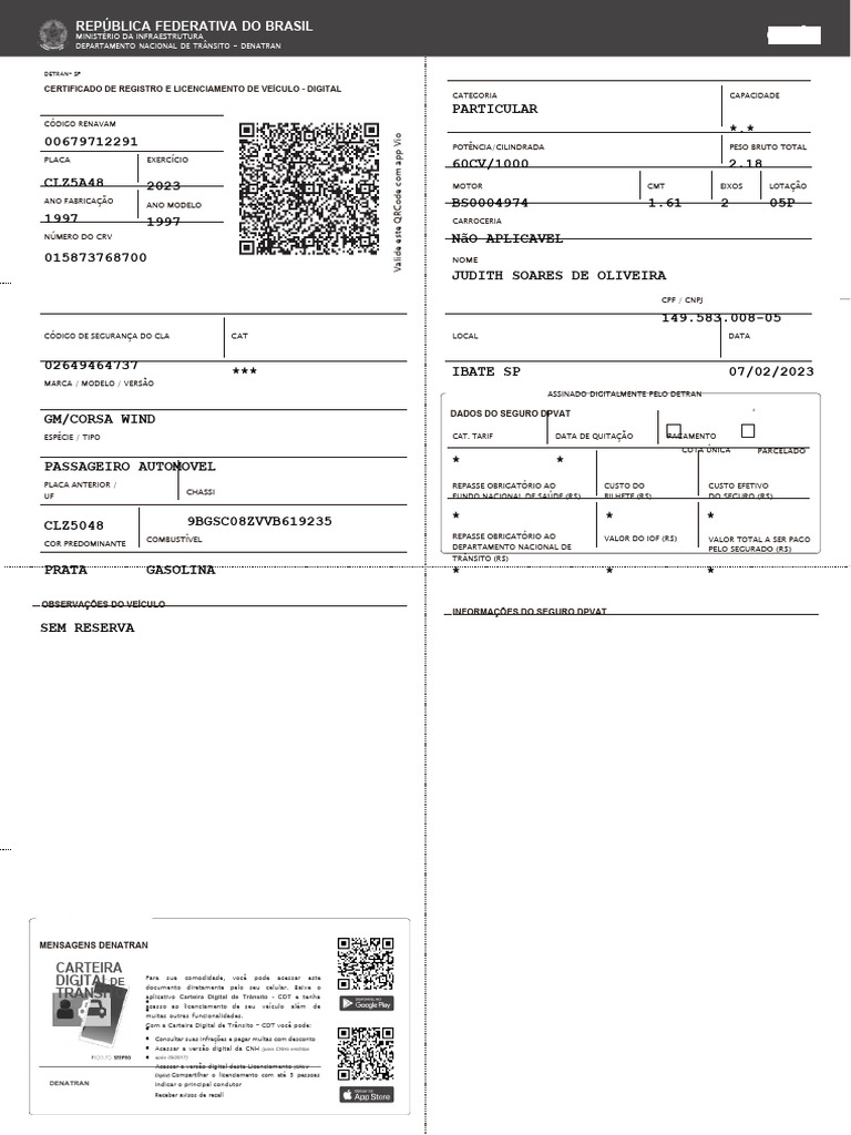 Documento Editavel | PDF | Transporte