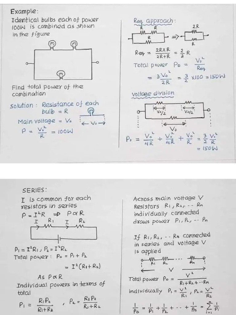Physics Circuits | PDF