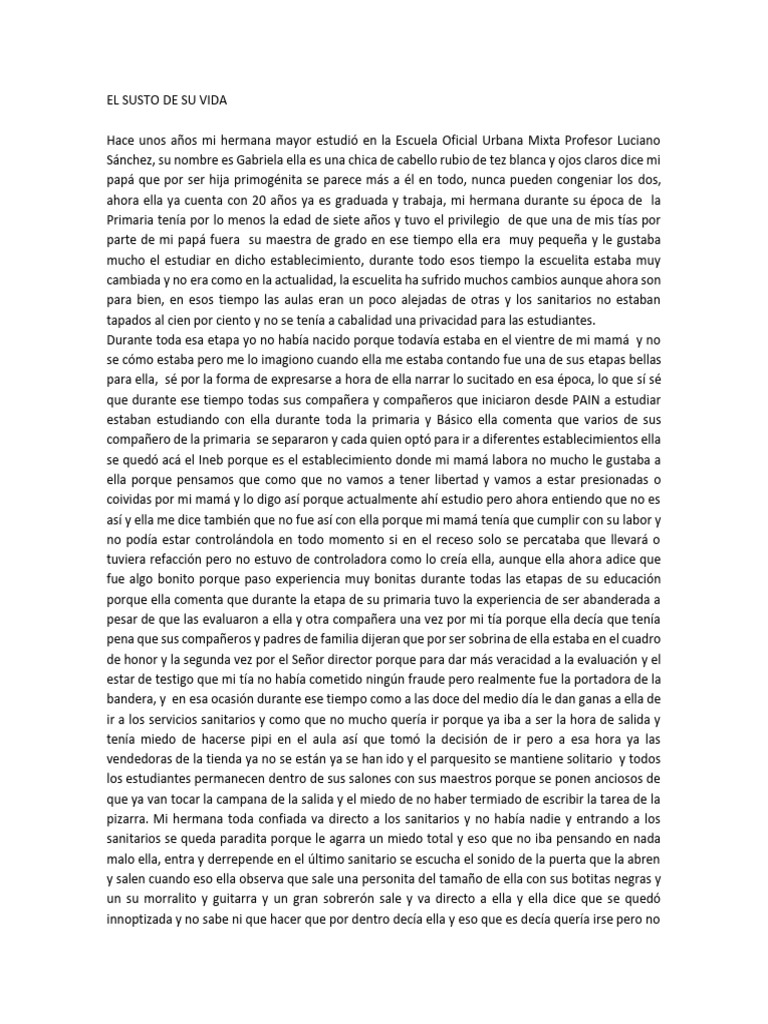 El Susto de Su Vida | PDF