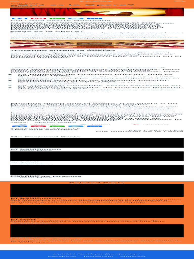 ¿Qué Es La Opera - Explora Bookazine | PDF | Ópera | Giuseppe Verdi