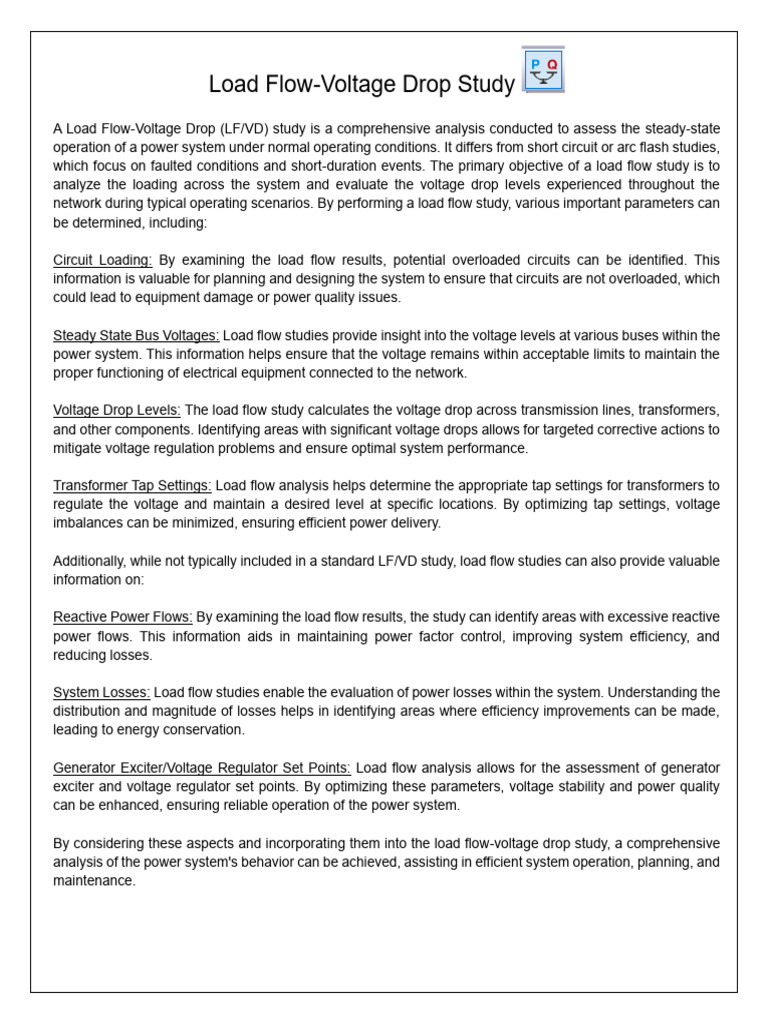 A Guide On Load Flow Analysis Using ETAP | Download Free PDF | Electric ...