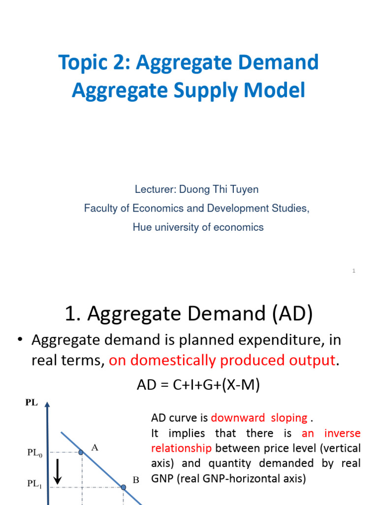 AD-AS Model | Download Free PDF | Economic Equilibrium | Aggregate Demand