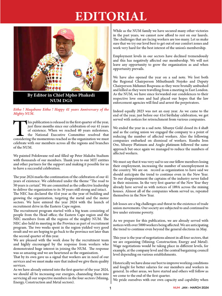 NUM NEWSMarch 2024 E2 | PDF | Israel | World Politics