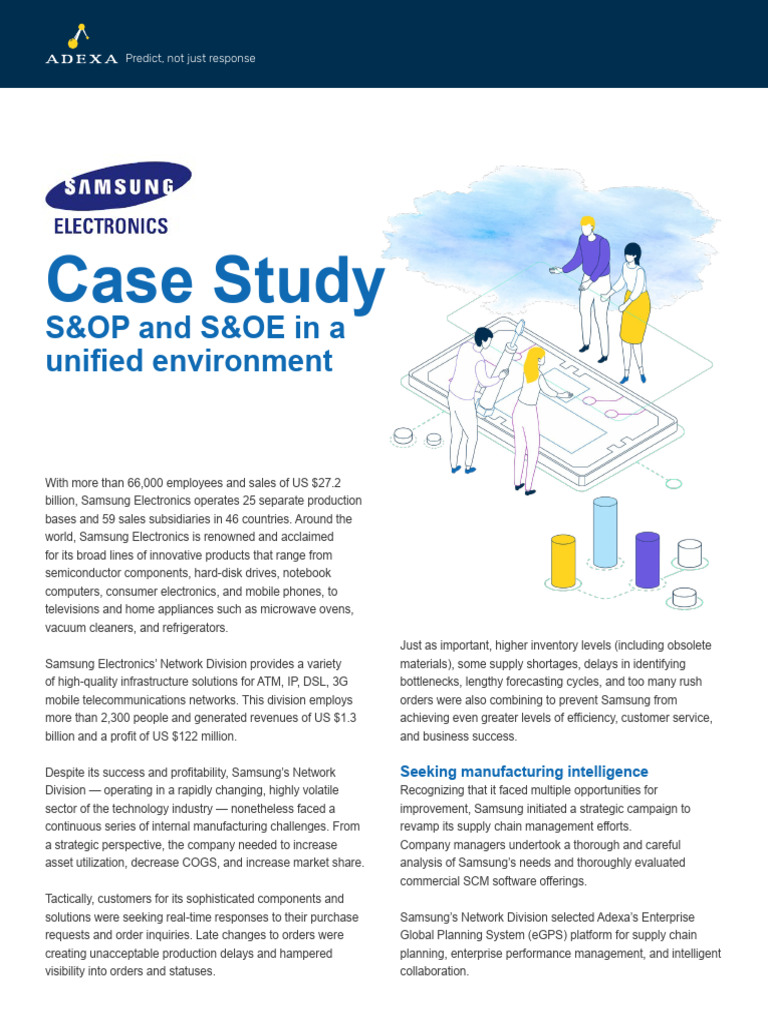 Case-Study Samsung-Electronics Final | PDF | Supply Chain Management | Supply Chain