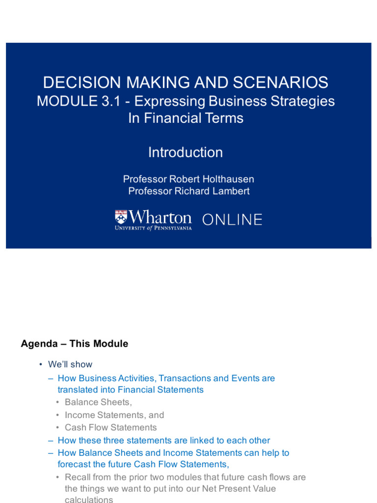 Module 3.1 - Introduction - New Version | PDF | Balance Sheet | Equity ...
