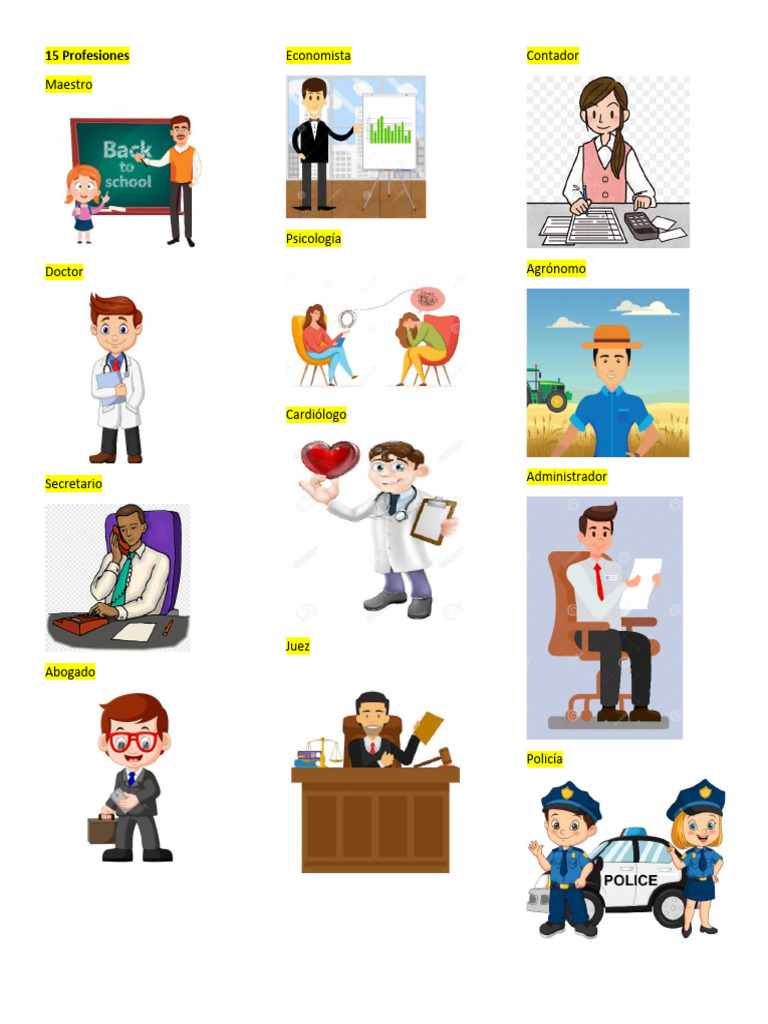 15 Profesiones | PDF