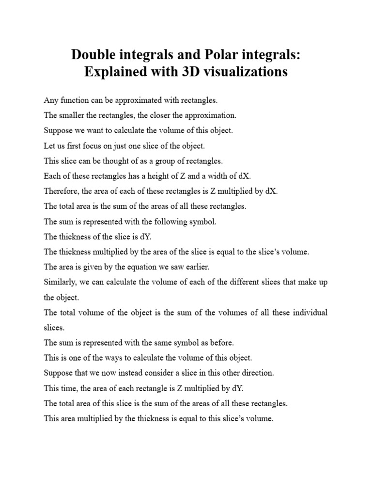 Bản Dịch Phụ Đề Double Integrals and Polar Integrals Explained With 3D ...