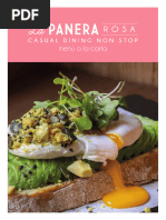 Menú del Restaurante Onze Panamá | PDF | ensalada | pesto