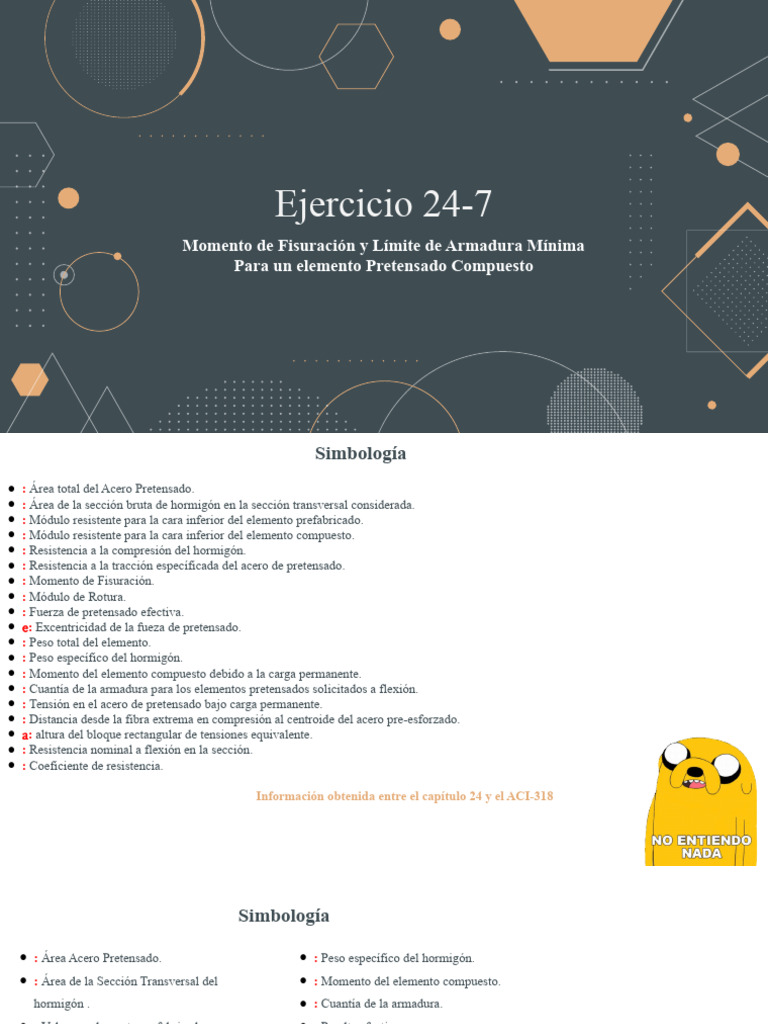 Ejercicio 24-7 | PDF | Hormigón pretensado | Hormigón