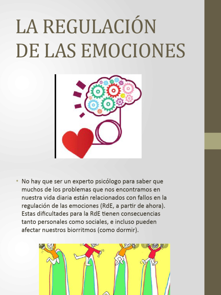 La Regulación Emocional | Descargar gratis PDF | Las emociones ...