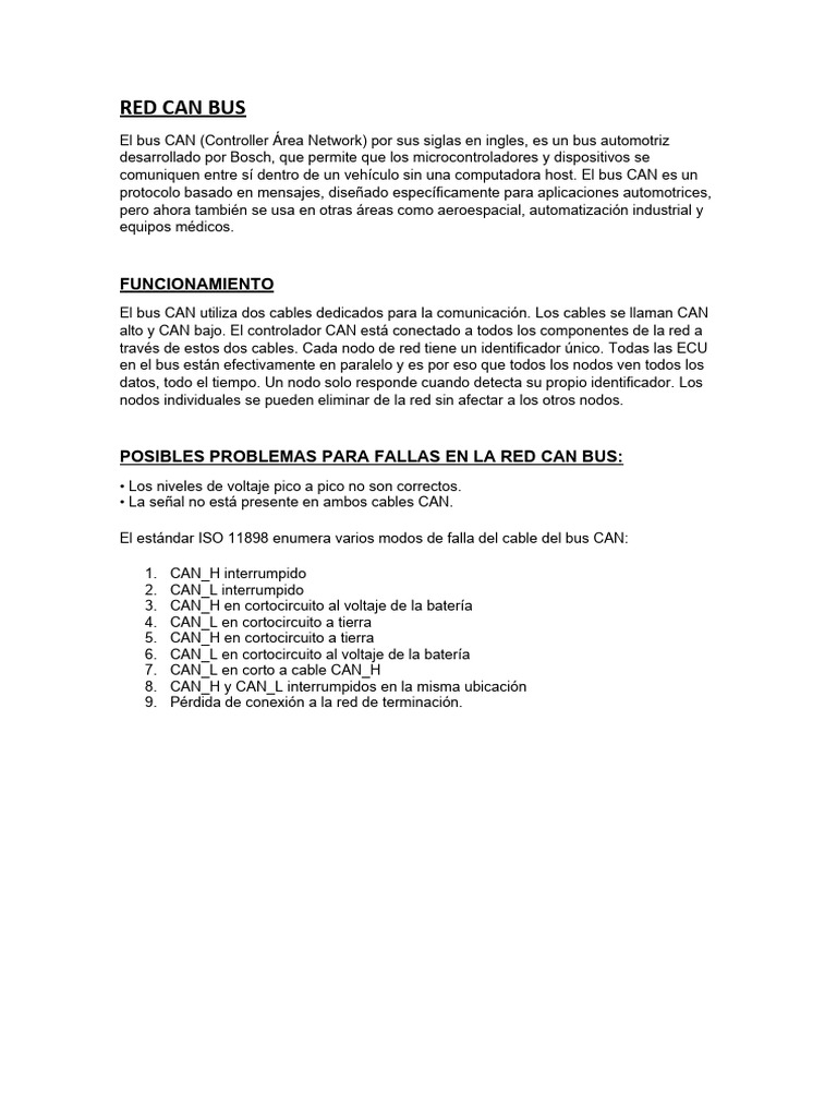 Red Can Bus | PDF | Informática | Ingeniería Informática