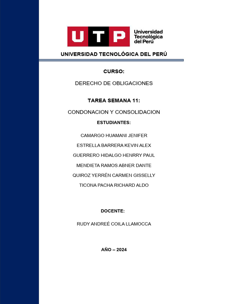 Semana 11 - Condonación | Descargar gratis PDF | Deuda | Alivio de la deuda