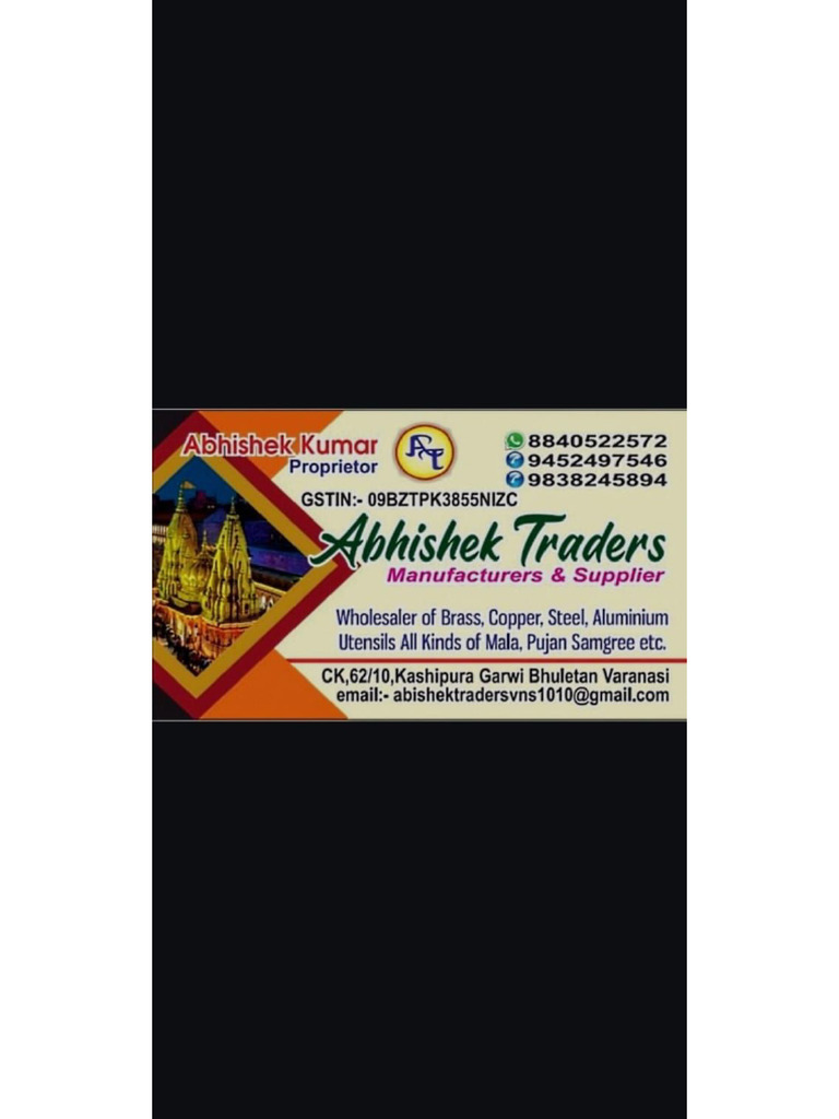 Abhishek Traders Varanasi Lotus It Mala 8840522572 | PDF