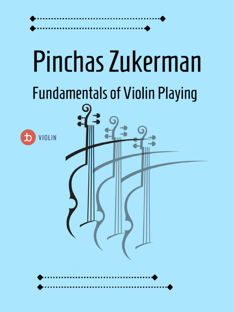 Zukerman's Violin Sound Techniques | PDF | Violin | Scale (Music)