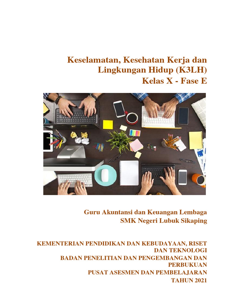Modul Ajar - Dasar Dasar Akl - Elemen 5 K3LH - Agus Nur Ikhsan K. Revisi | PDF | Karier ...
