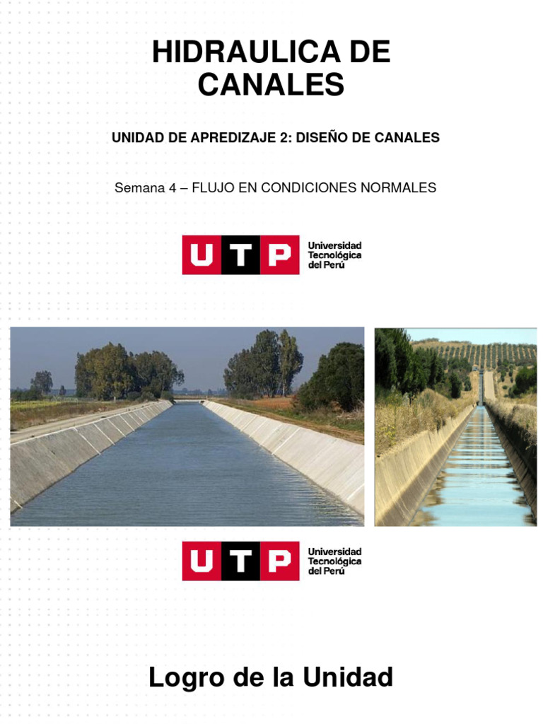 S04_s1 - FLUJO EN CONDICIONES NORMALES | PDF | Descarga (hidrología ...