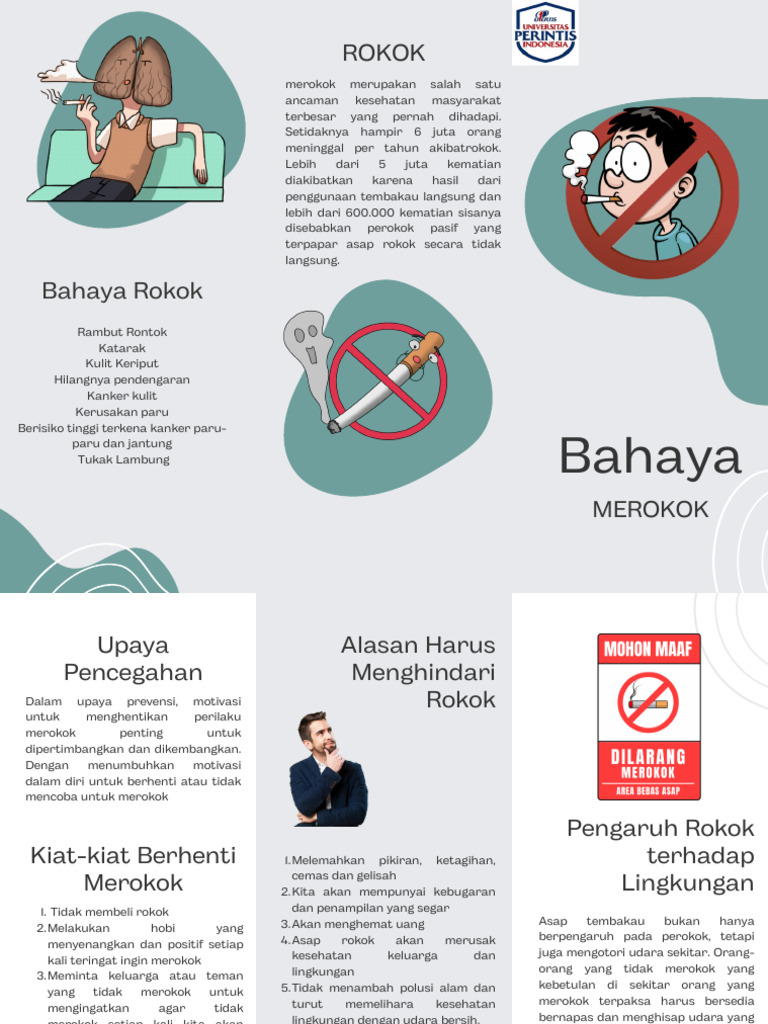 Leaflet Bahaya Merokok | PDF