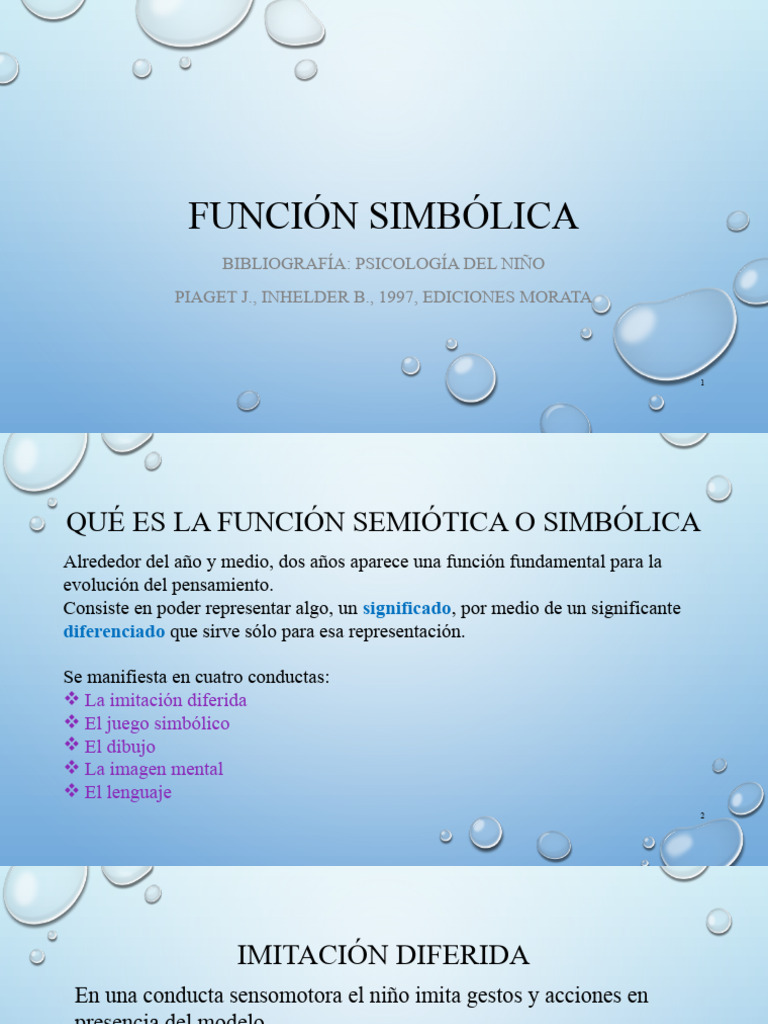 Función Simbólica | PDF | Pensamiento | Mente