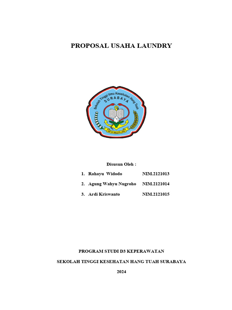 Proposal Usaha Laundry Kiloan | PDF | Bisnis