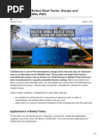 Tank Bottom Design Standards | PDF | Structural Steel | Welding