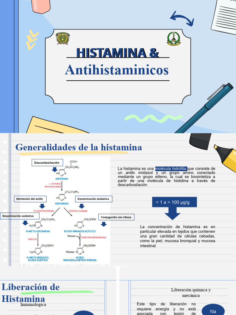 Histamina y Antihistaminicos | Descargar gratis PDF | Drogas