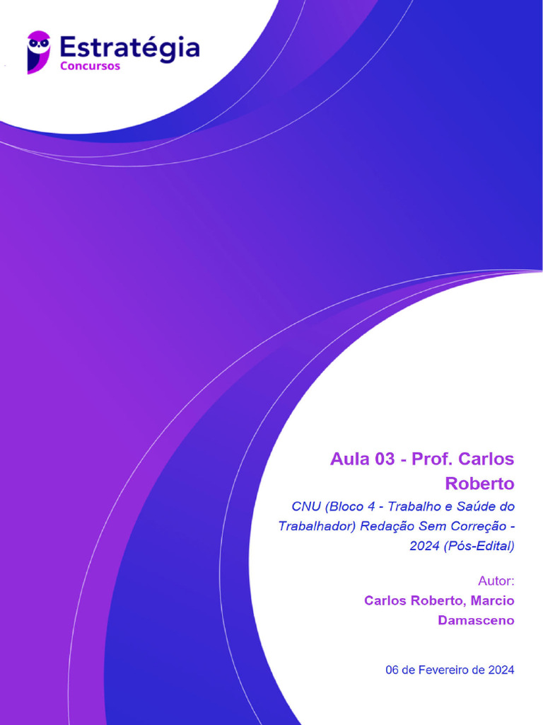 Curso 275899 Aula 03 Simplificado | PDF