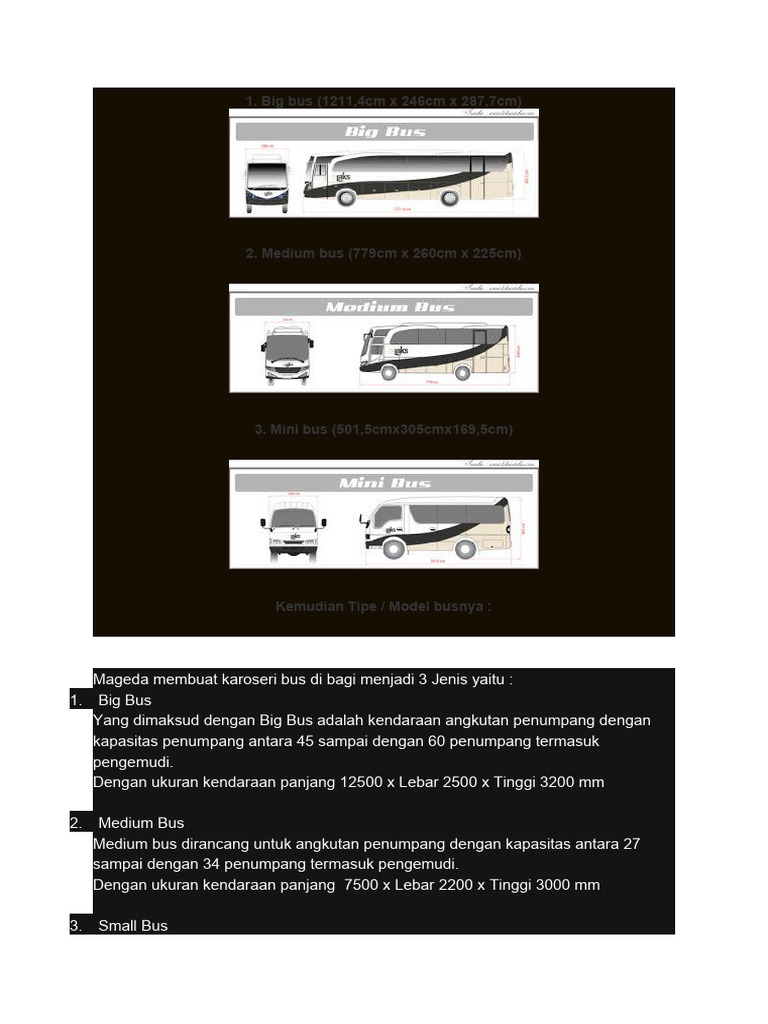Jenis Karoseri | PDF