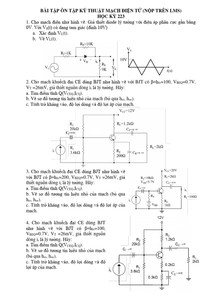 Bai Tap On K223 | PDF