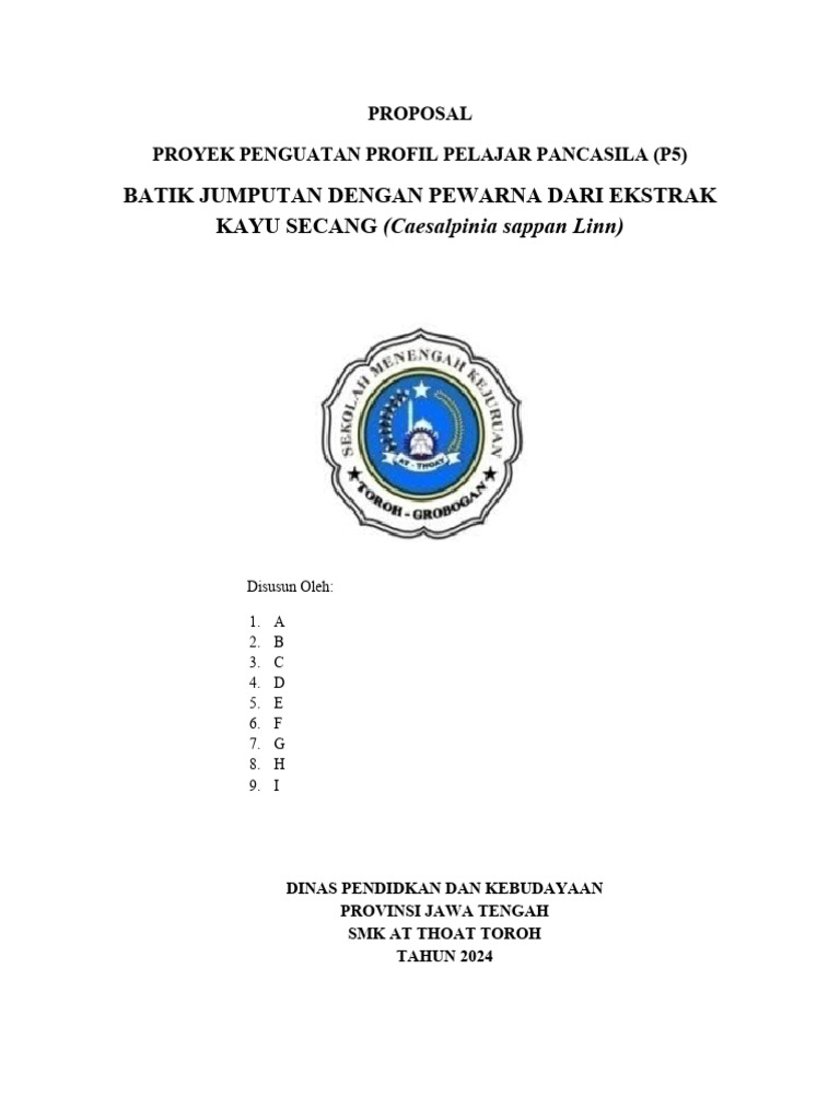Proposal P5 Xi MPLB | PDF
