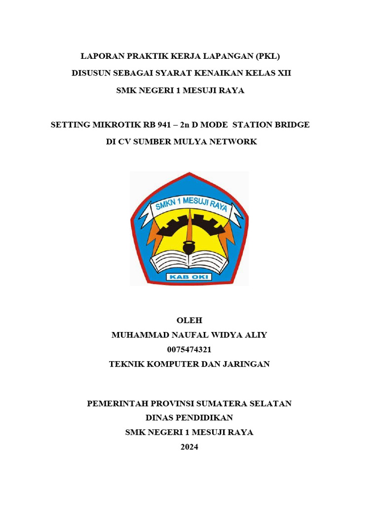 Setting Mikrotik di CV Sumber Mulya | PDF | Teknologi & Rekayasa