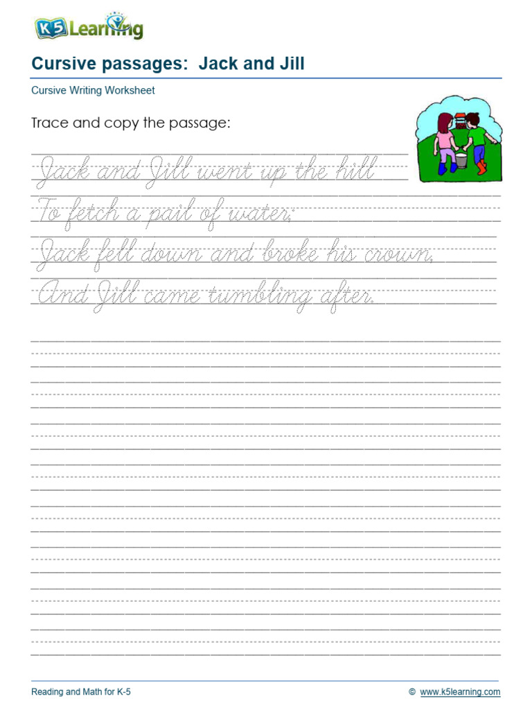 Handwriting Practice Passages 16 Printable | PDF