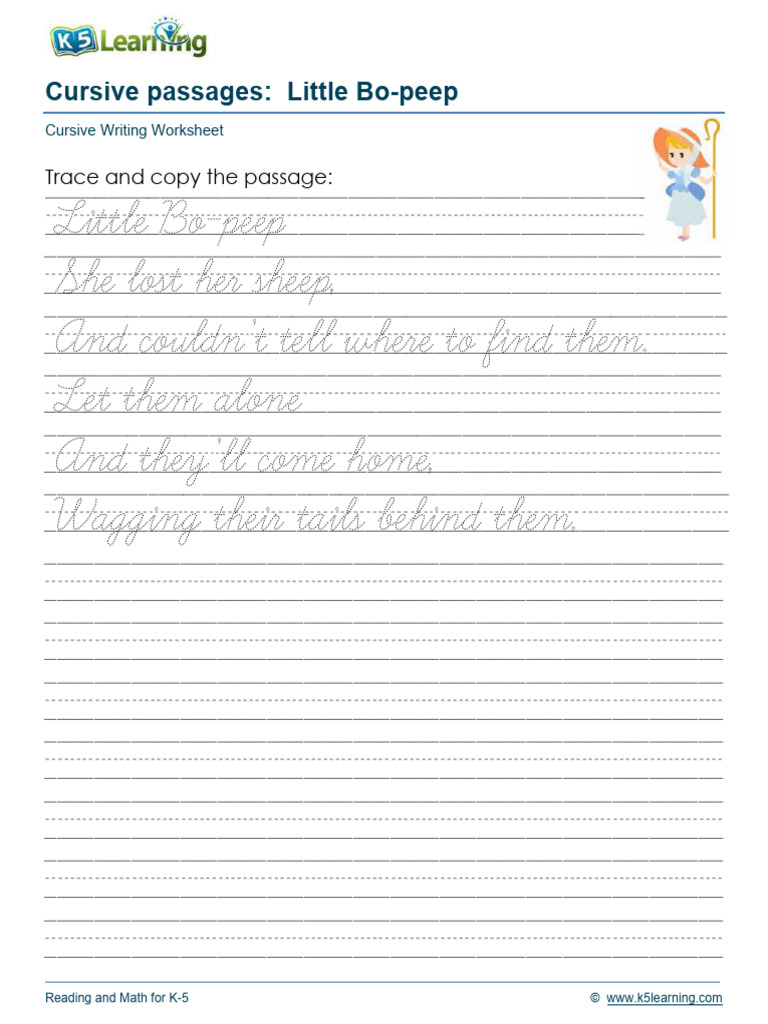 Handwriting Practice Passages 20 Printable | PDF | Language Arts ...
